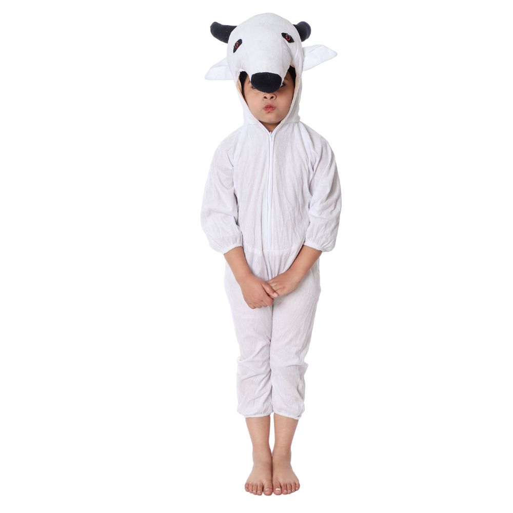 Cow Animal Fancy Dress Costume for Kids | Black & White