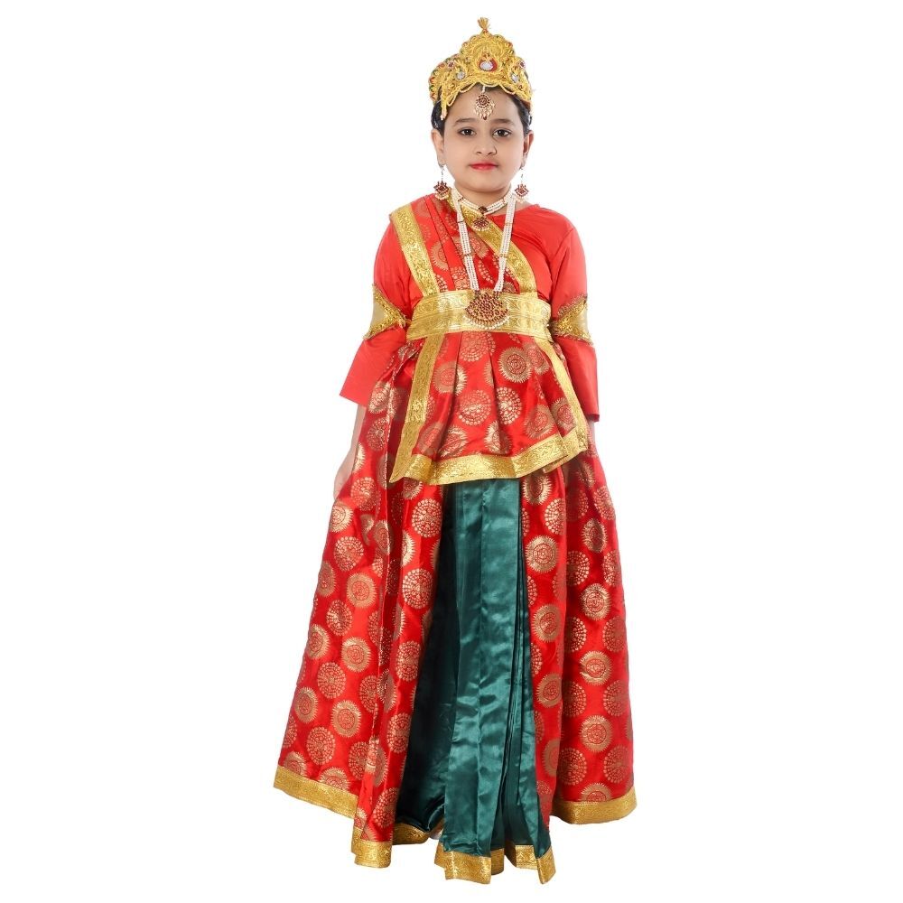 Hindu Rani Fancy Dress Costume | Queen Outfit