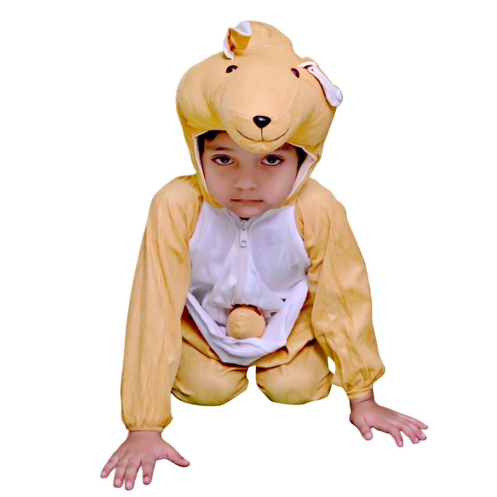 Kangaroo Fancy Dress Costume for Kids | Unisex Animal Jumpsuit