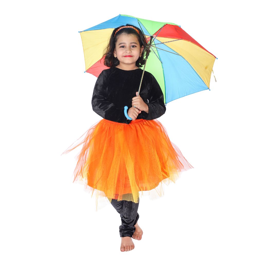 Umbrella Dance Fancy Dress Costume for Girls