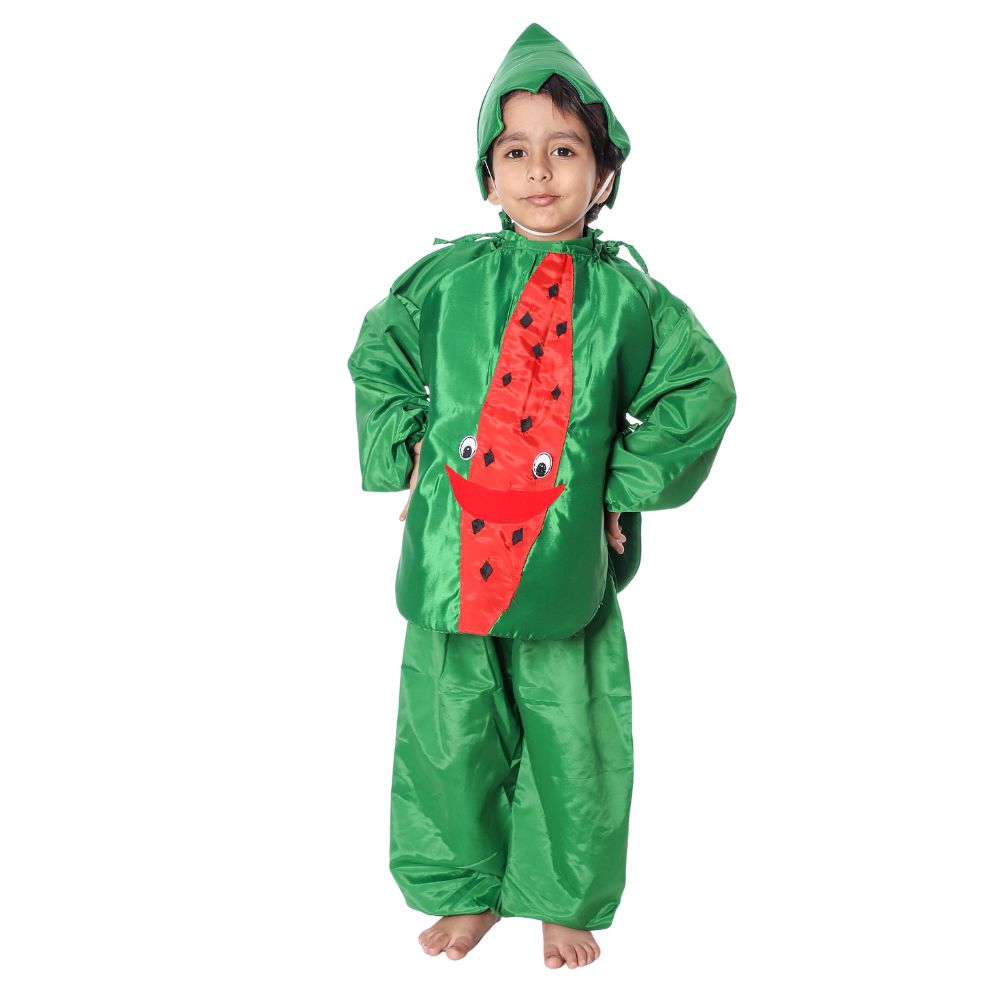 Watermelon Fancy Dress Costume for Kids – Fruit Theme Jumpsuit with ...